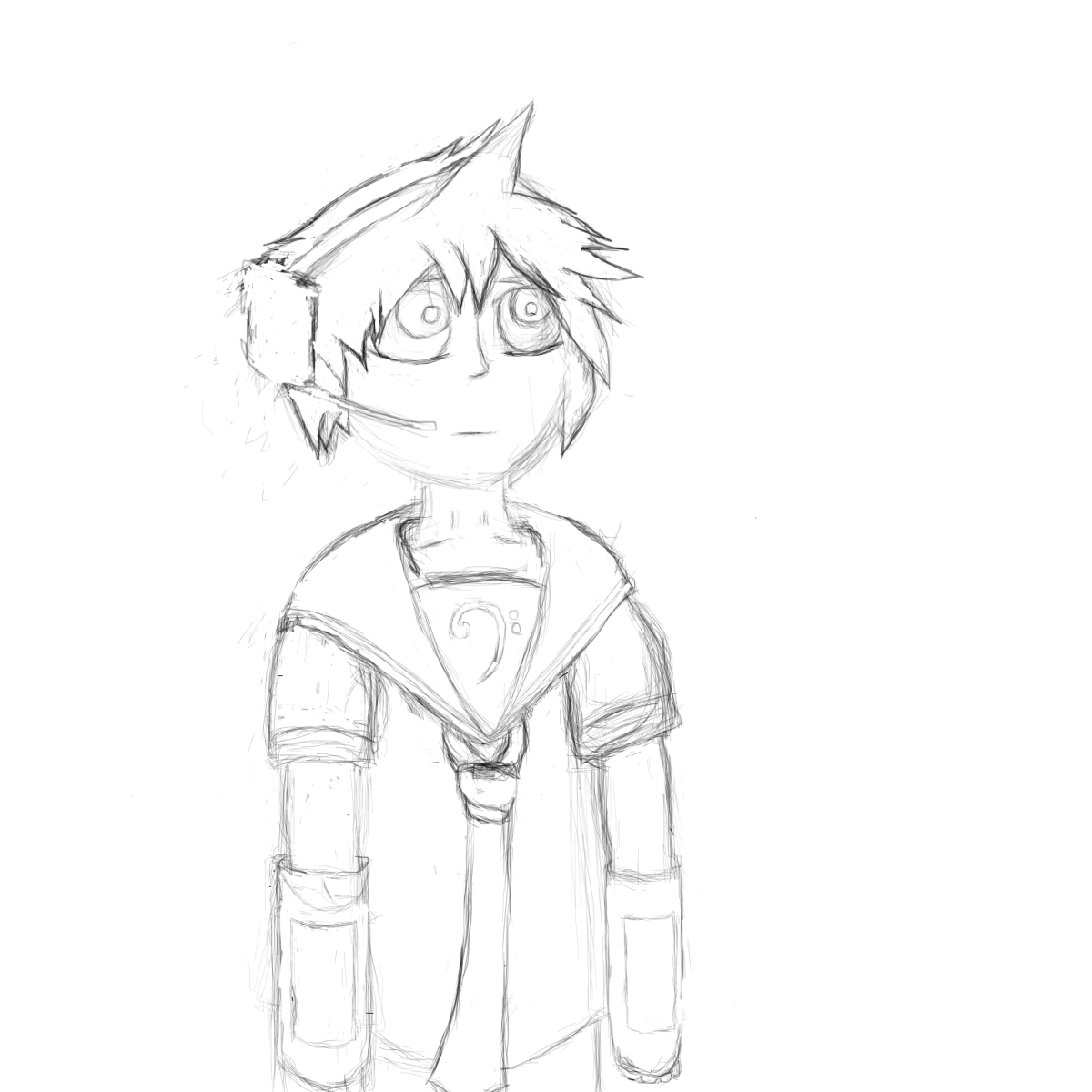 Len Sketch by concreteBuilding on DeviantArt