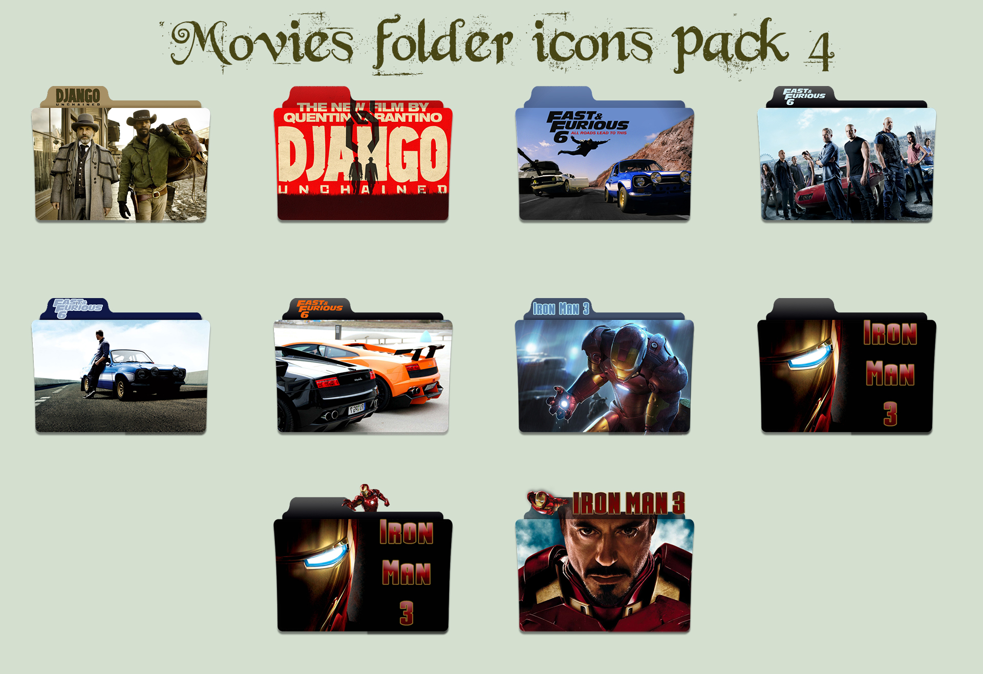 Movies Folder Icon Pack