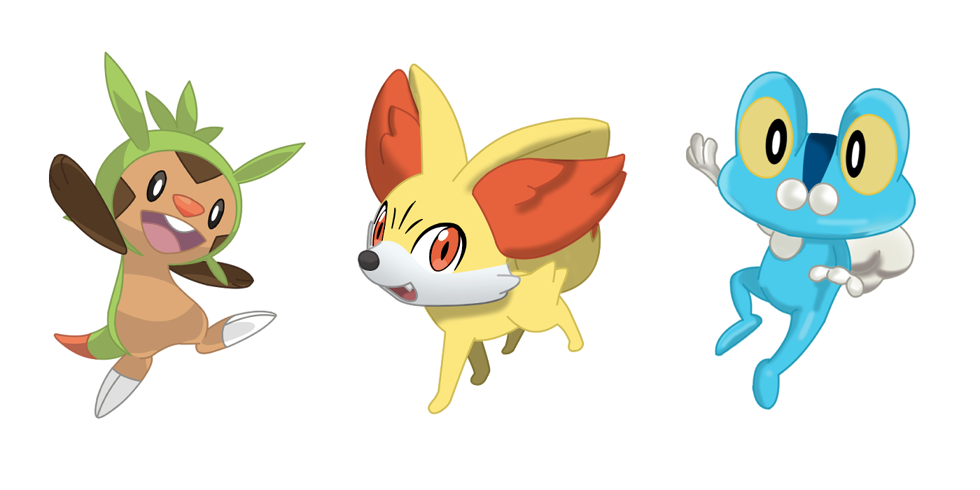 Kalos Starter Pack by DBurch01 on DeviantArt