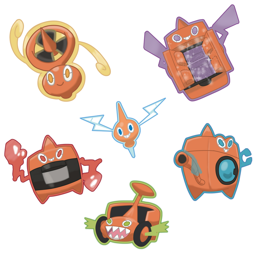 Rotom Pack by DBurch01 on DeviantArt