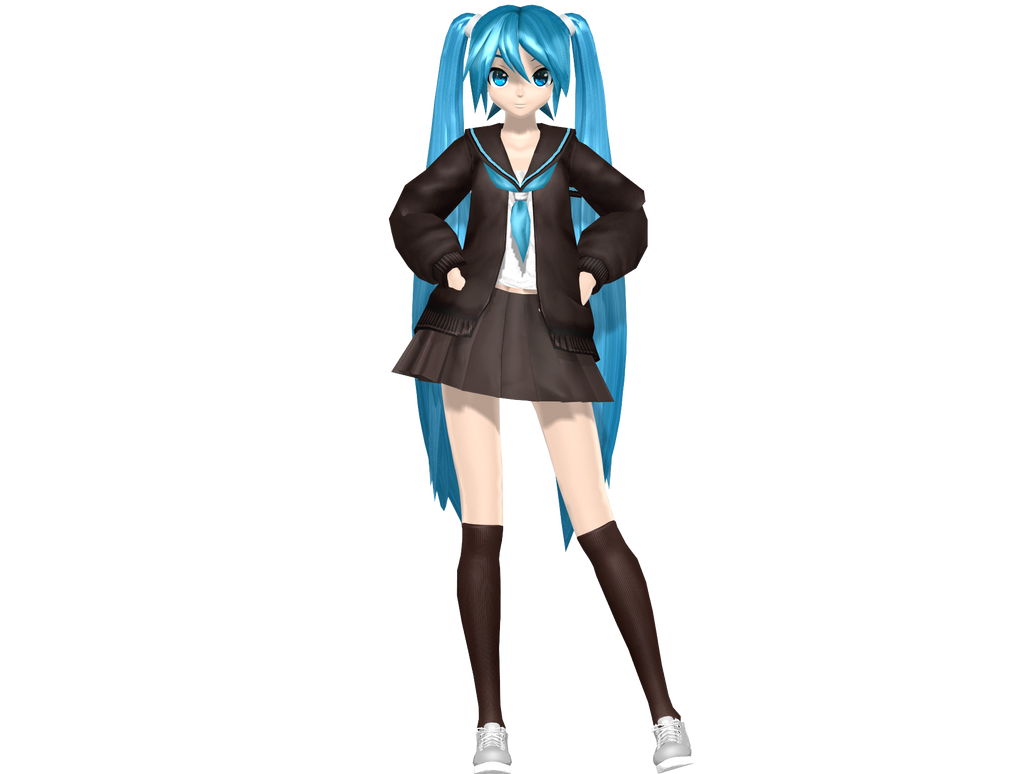 :Xmas Gift - PDA/FT Rolling Girl Miku: DL by Sushi-Kittie on DeviantArt