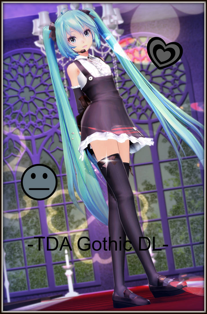 -TDA Gothic Miku Hatsune DL- by Sushi-Kittie on DeviantArt