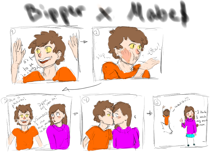 Bipper x Mabel by SwishFishD on DeviantArt
