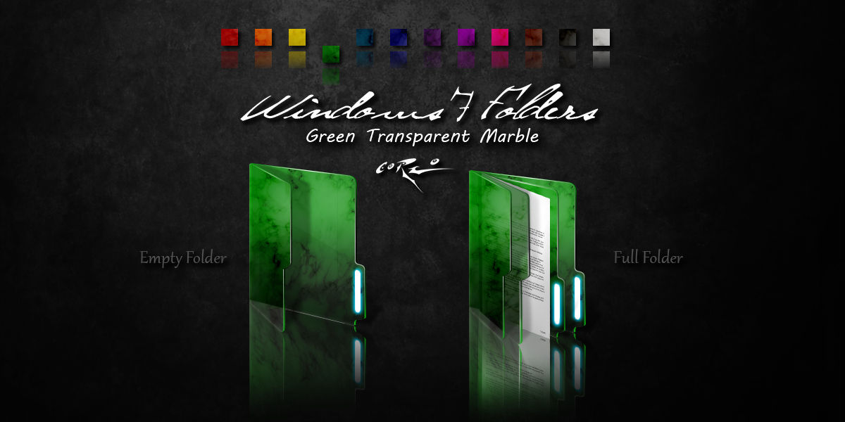 Green Windows 7 Folders by Drawder on DeviantArt
