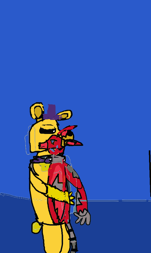 Golden Freddy x Foxy by shoutgumyaoi on DeviantArt
