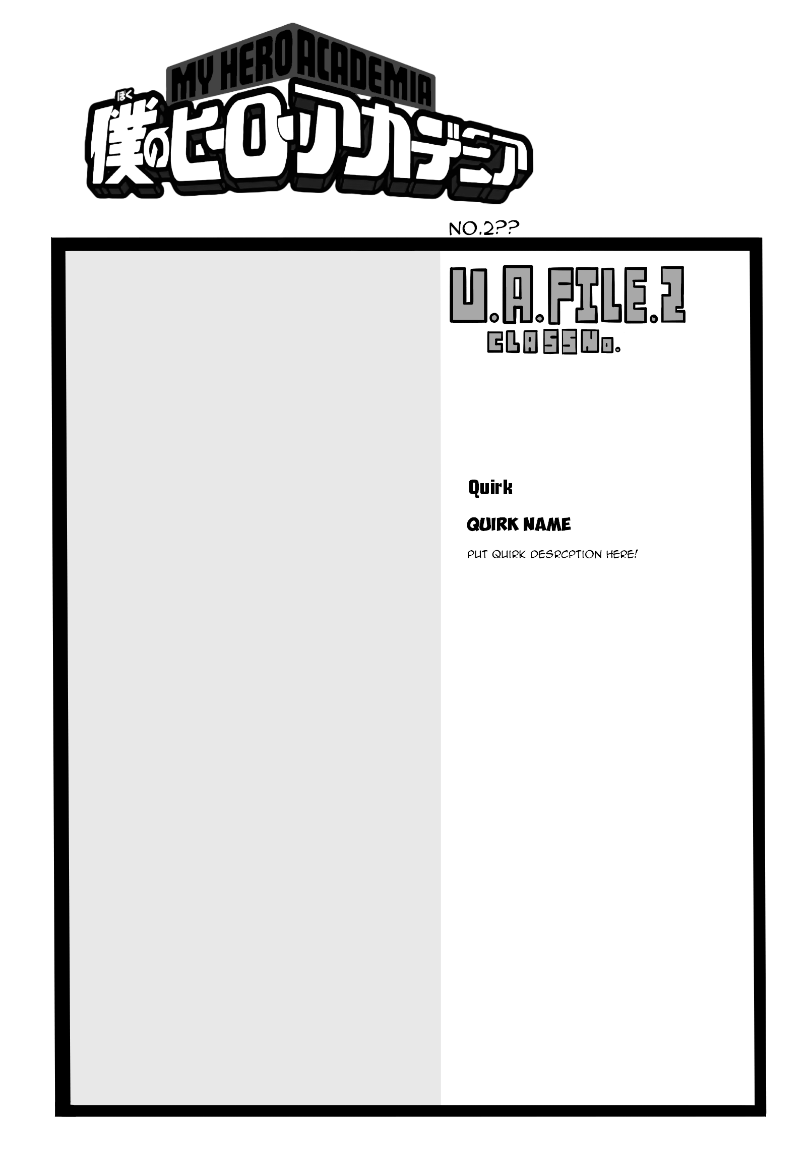 [F2U] U.A. Profile Template by Silveefire on DeviantArt