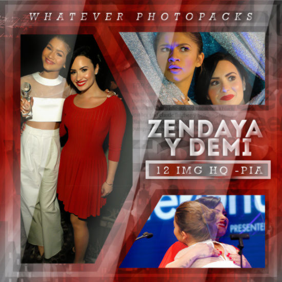 Photopack 0551 - Zendaya Coleman And Demi Lovato by WhateverPhotopackss ...