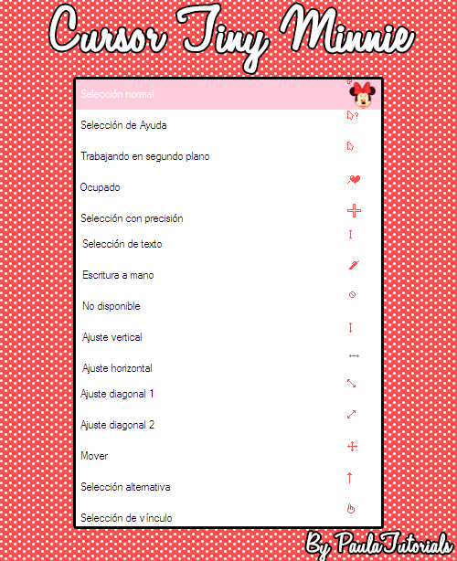 Cursor Tiny Minnie by PaulaTutorials on DeviantArt