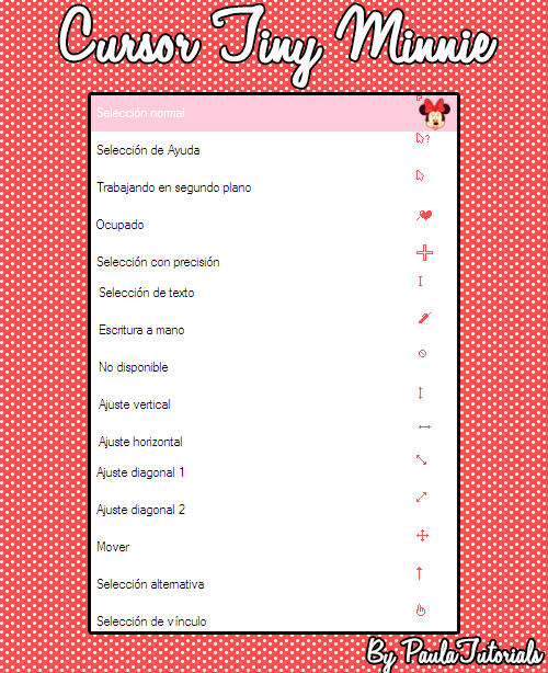 Cursor Tiny Minnie by PaulaTutorials on DeviantArt