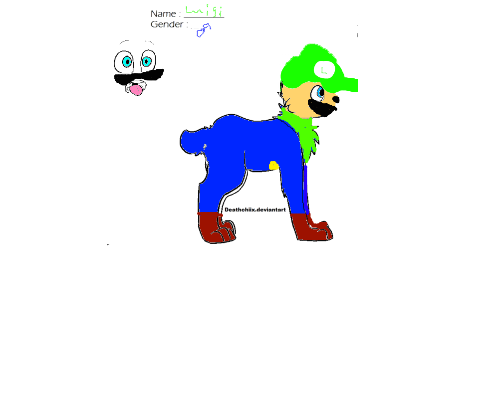 Luigi ref sheet by pokeboyofmario on DeviantArt