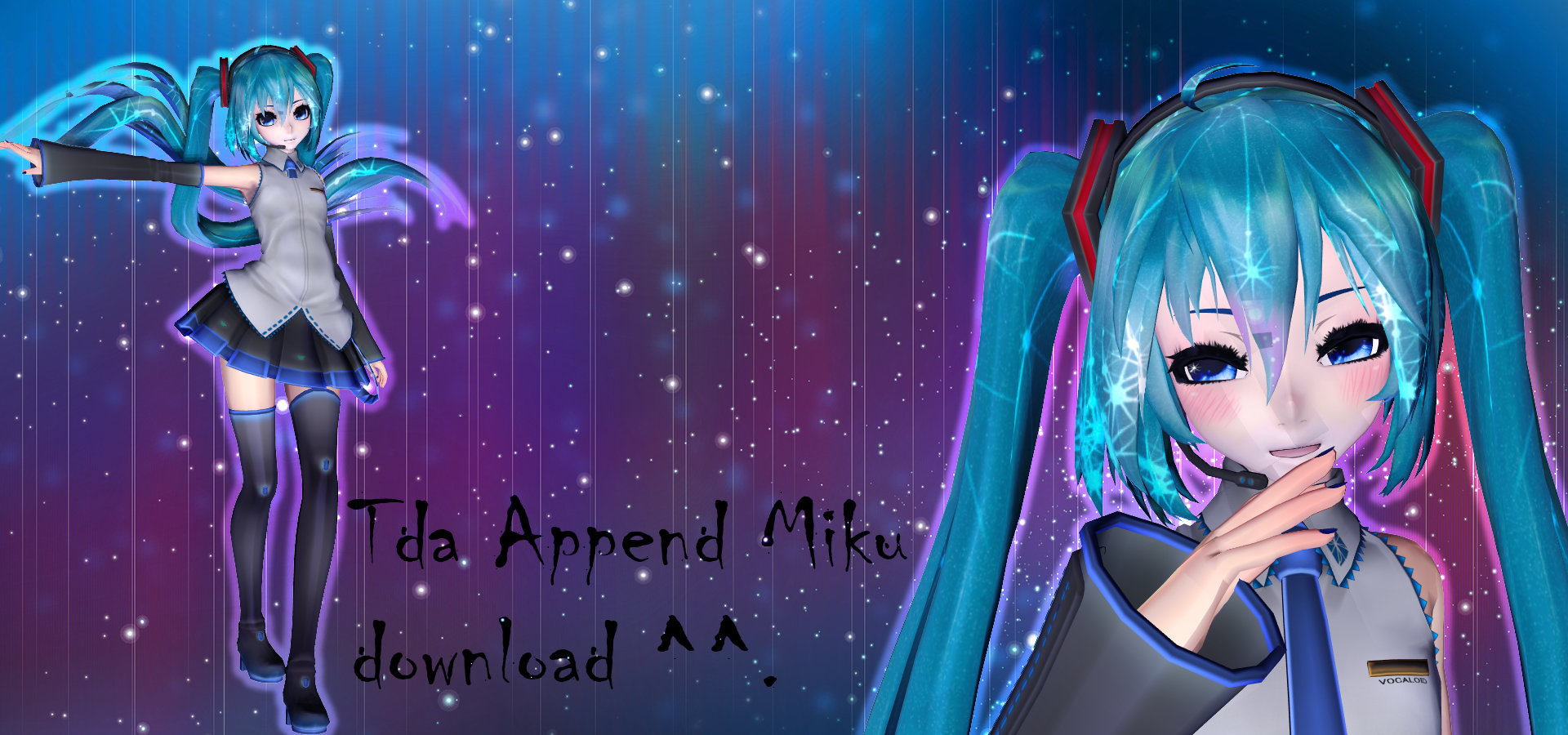 {mmd} -Tda Append edit Miku - {Download!} by Otoshi-Dragnil on DeviantArt