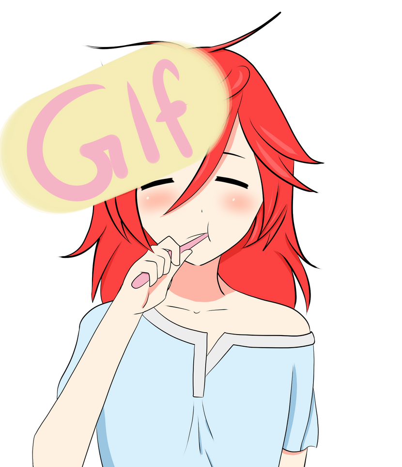Lucy brushing teeth Gif by LuciferTeaParty on DeviantArt