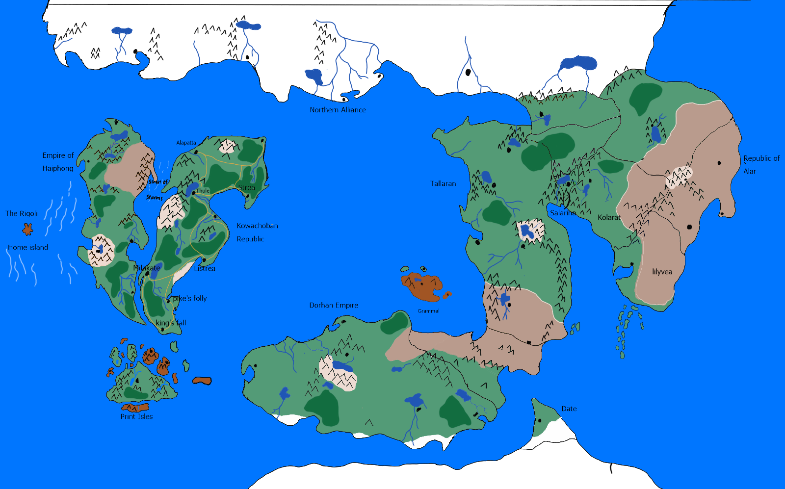 World Map by tytay114 on DeviantArt