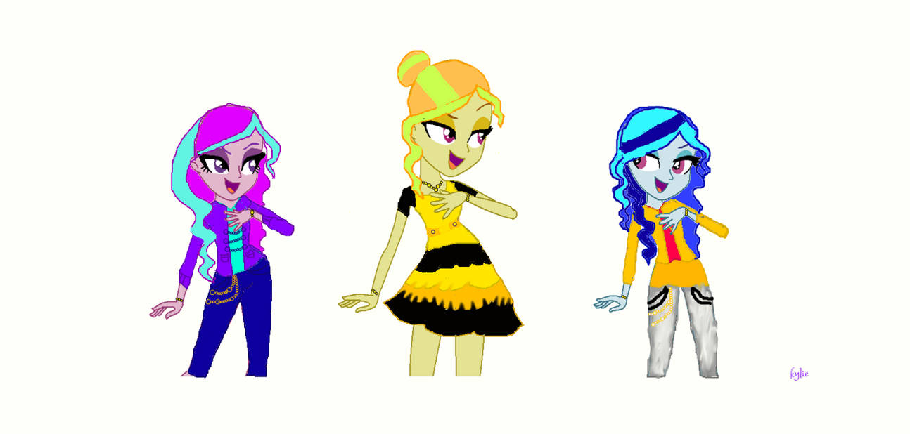 The Dazzlings:Concert On Style by AuraFusion on DeviantArt