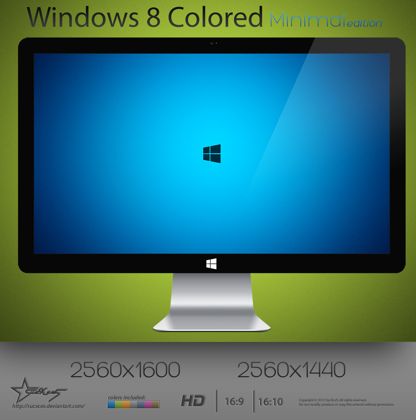 Minimal Windows 8 Colored by SucXceS on DeviantArt