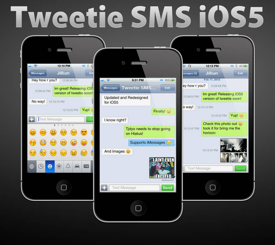 Tweetie SMS iOS5 by Tjdyo on DeviantArt