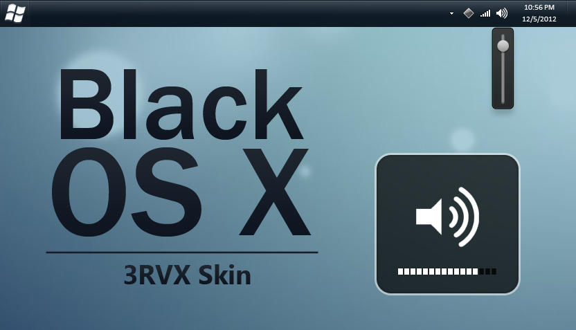 Black OS X - 3RVX by Tjdyo on DeviantArt