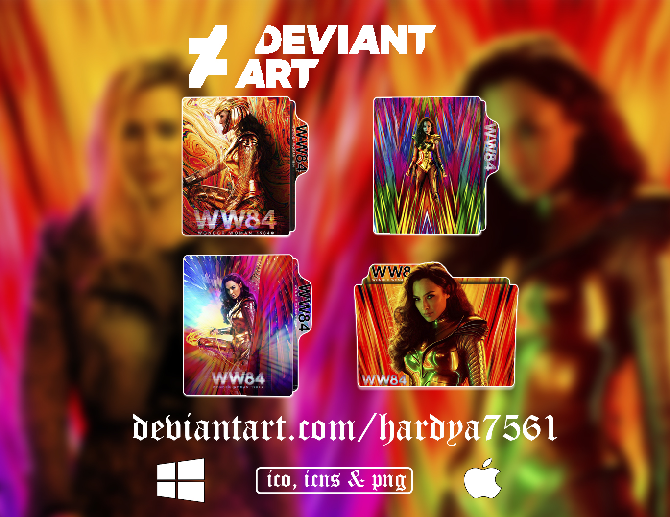 Wonder Woman 84 Folder Icon by hardya7561 on DeviantArt