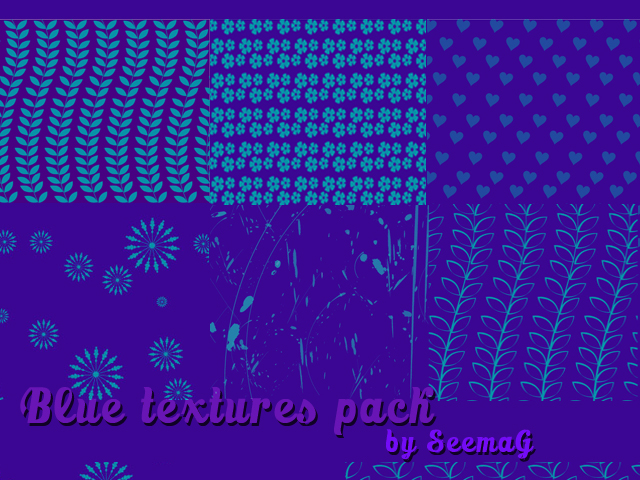 Blue Texture Pack by gosainseema24 on DeviantArt