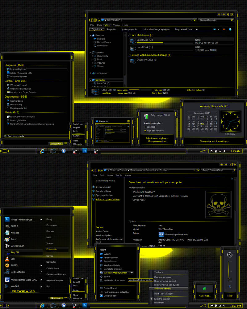 LightSabre-Yellow Theme by Skull1959 on DeviantArt