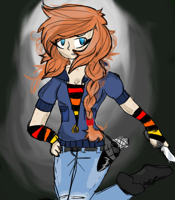 creepypasta OC Jinx Updated by kalo-kalypso on DeviantArt