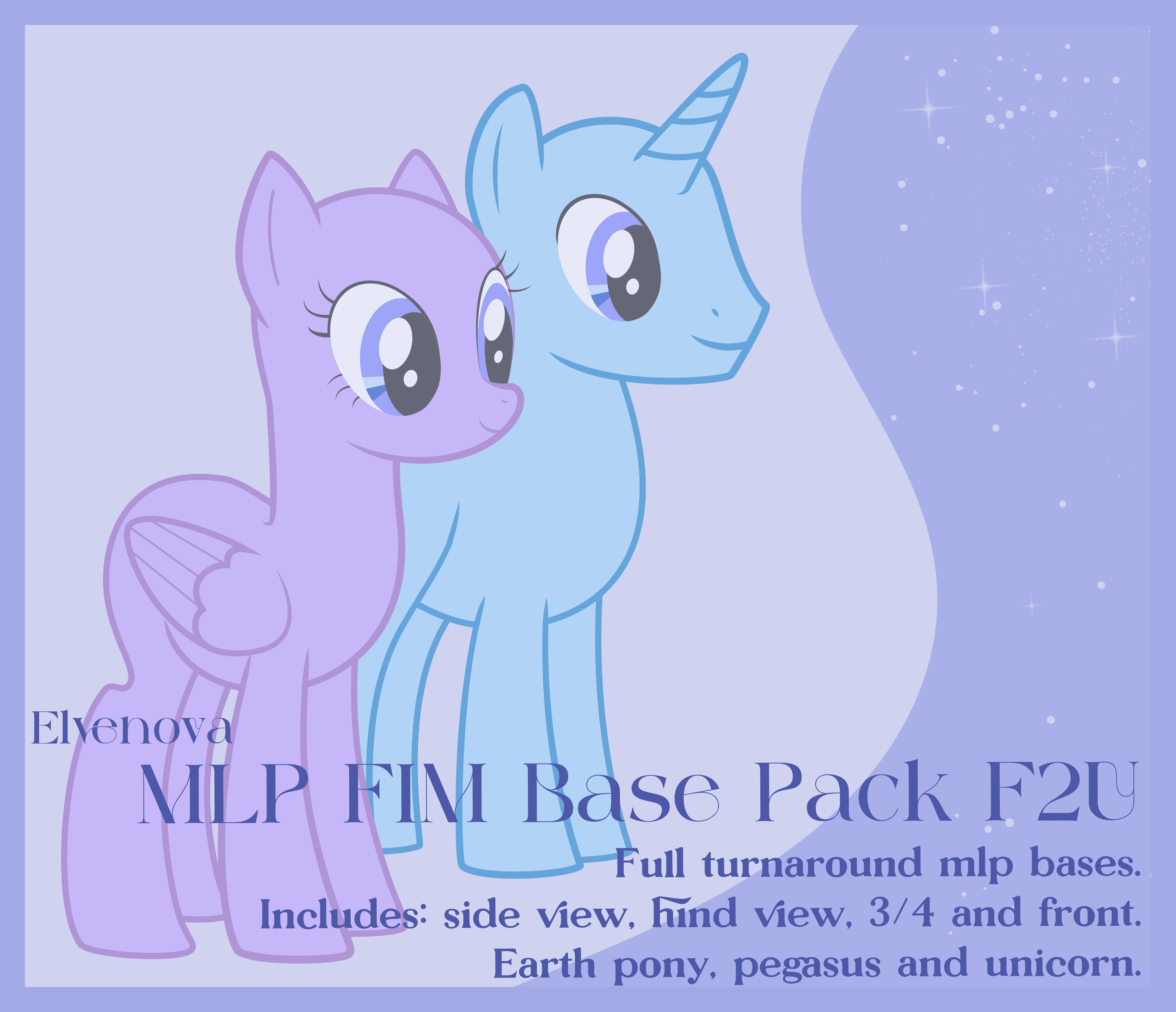 .:MLP Base Pack:. by Elvenova on DeviantArt