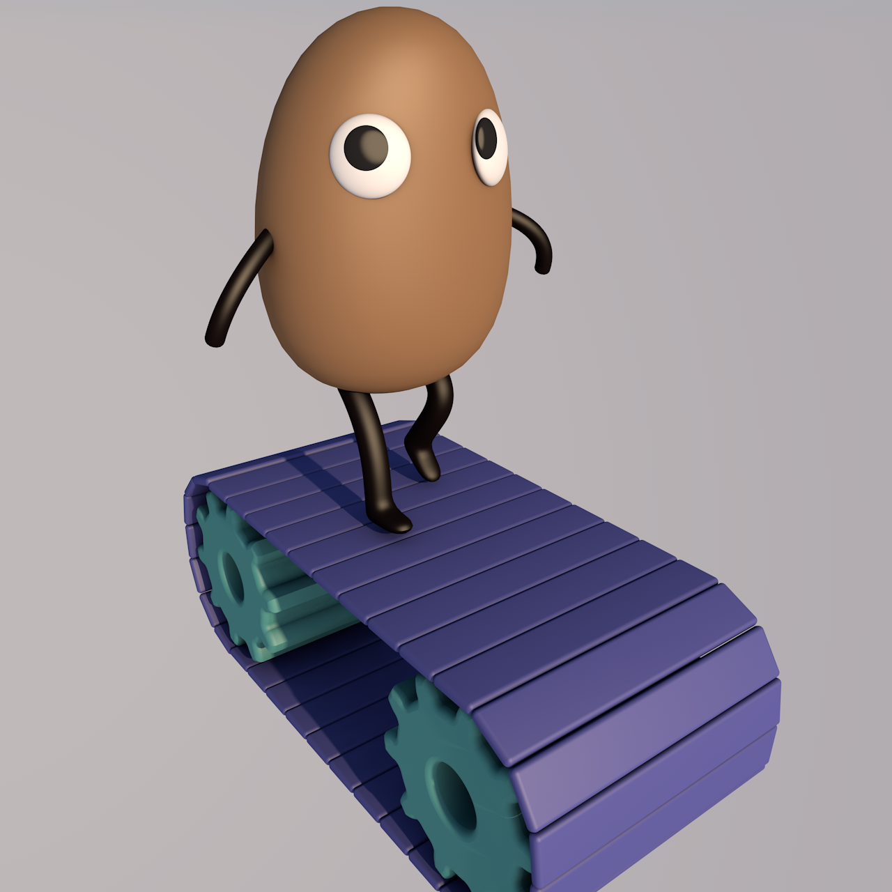 Potato walk cycle by SierraWild on DeviantArt