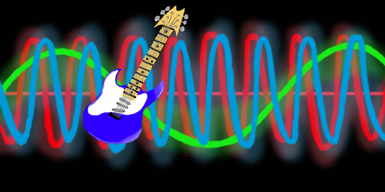 Guitar Waves by iFleddzz on DeviantArt