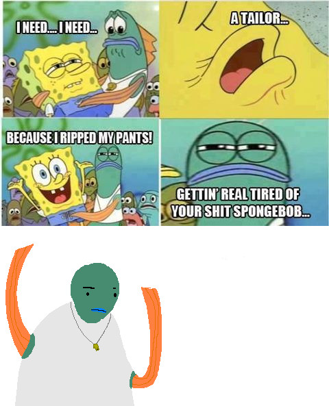 Shit Just Got Real Meme Spongebob