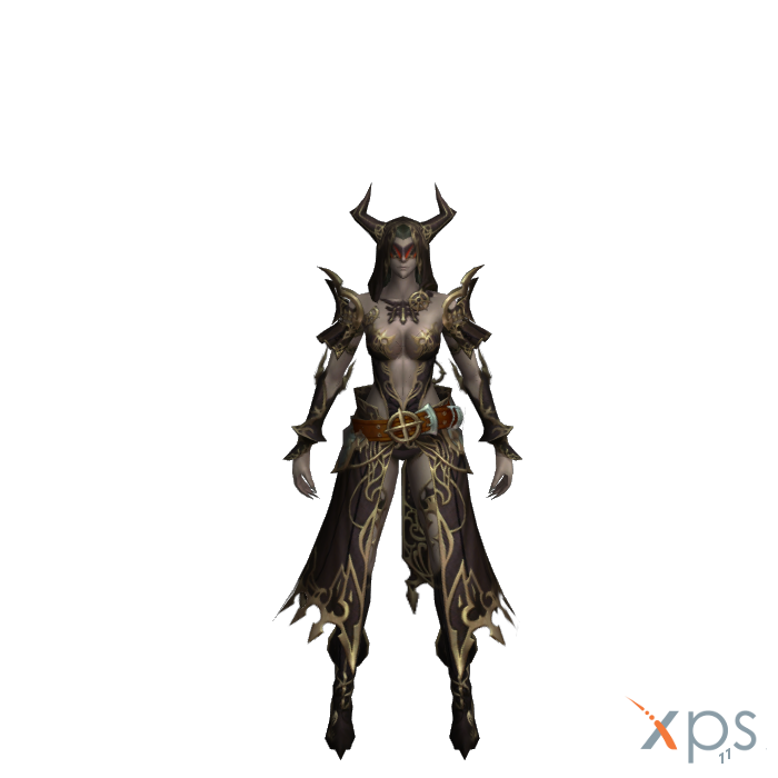 Lineage 2 II 009 Black Priest embryo XPS xnalara by IDZeroNo on DeviantArt