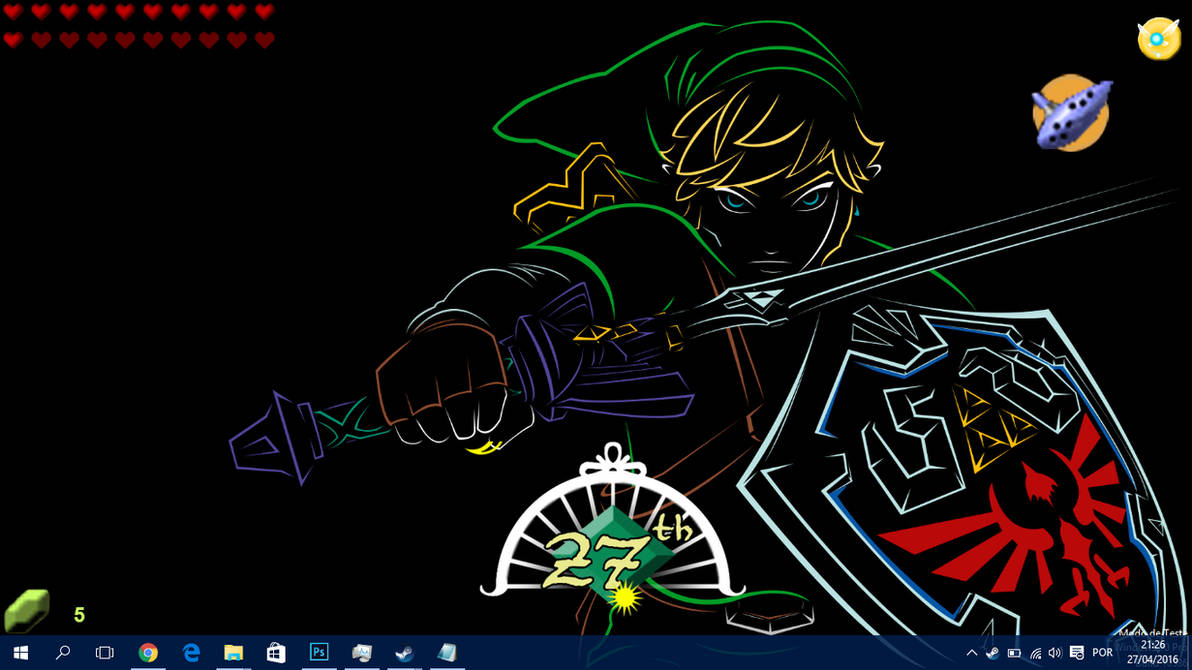 The Legend of Zelda Rainmeter Theme BETA by FabricioPLY on DeviantArt
