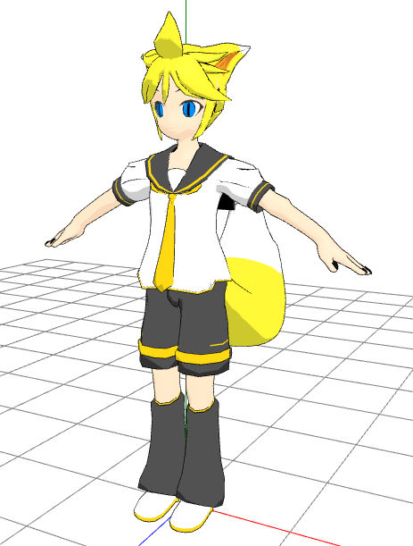 Fox Len MMD DL by YukiShooter on DeviantArt