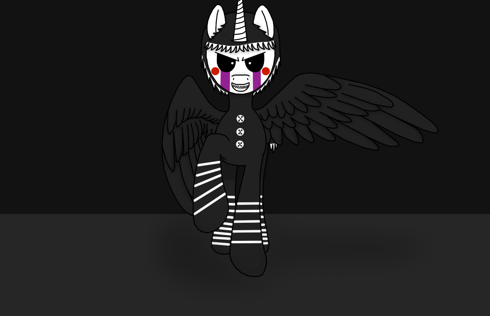 Mlp Fnaf Marionette by FNAFpony on DeviantArt