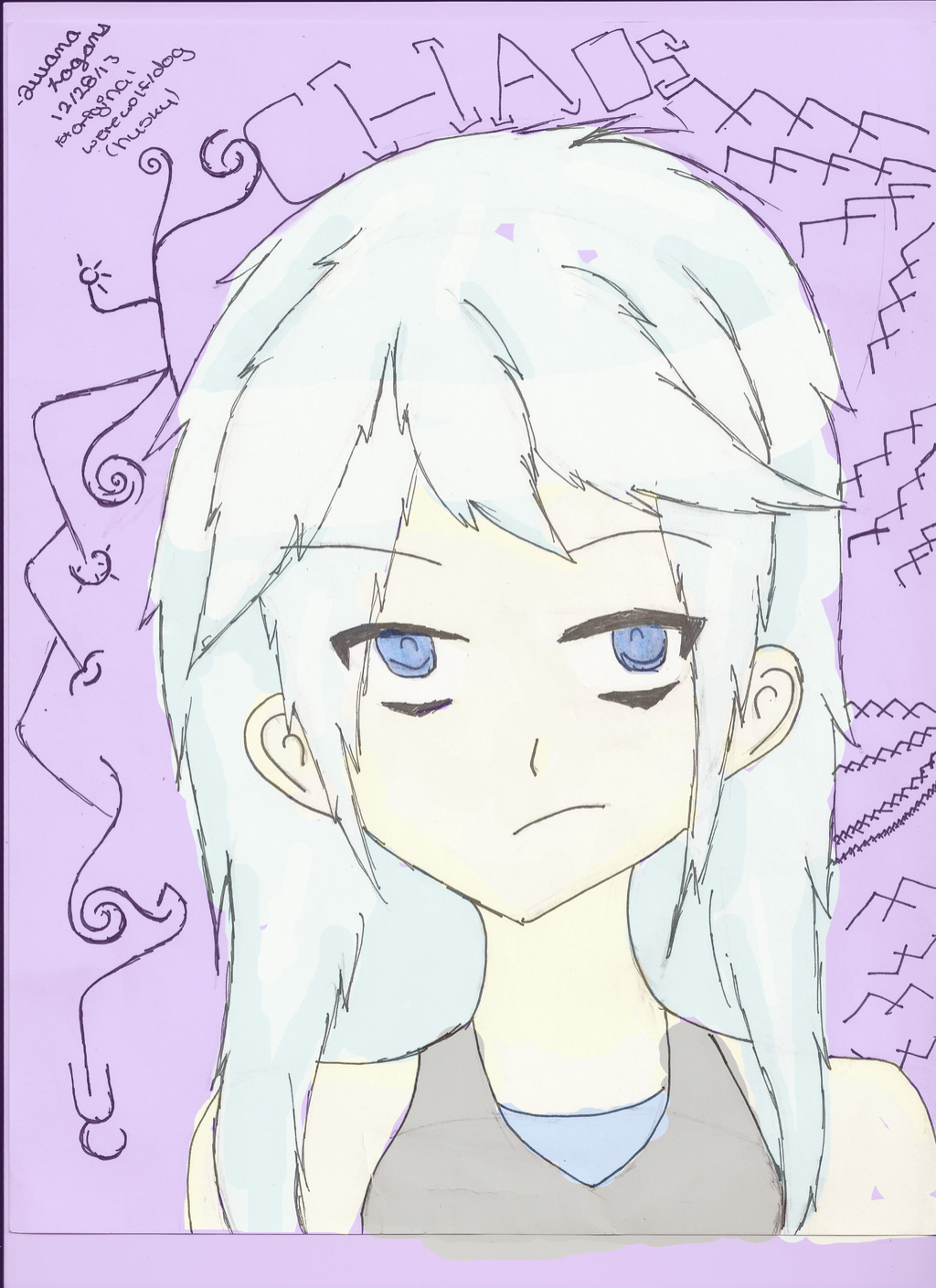 Werewolf~Husky: Colored by quianalogans on DeviantArt