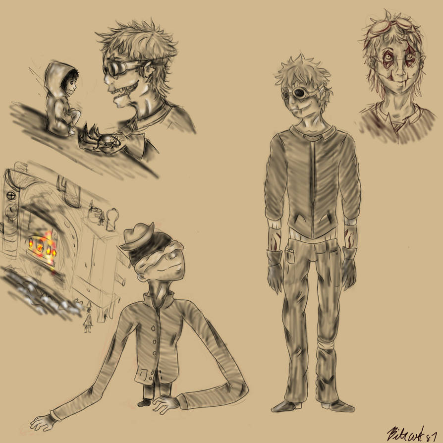 little nightmare's oc sketches by bite-art-87 on DeviantArt