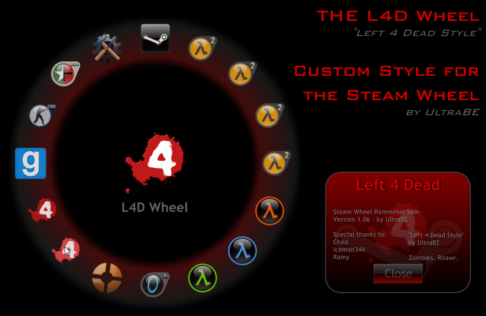 The L4D Wheel - Style by UltraBE on DeviantArt