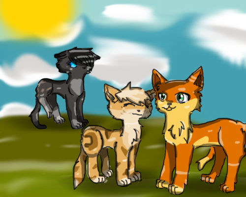 Warrior Cats Firestar And Sandstorm