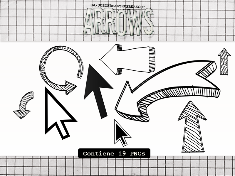 PNG PACK//Arrows by JustFreakTheFreakOut on DeviantArt