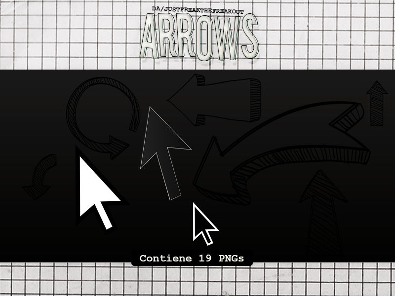 PNG PACK//Arrows by JustFreakTheFreakOut on DeviantArt