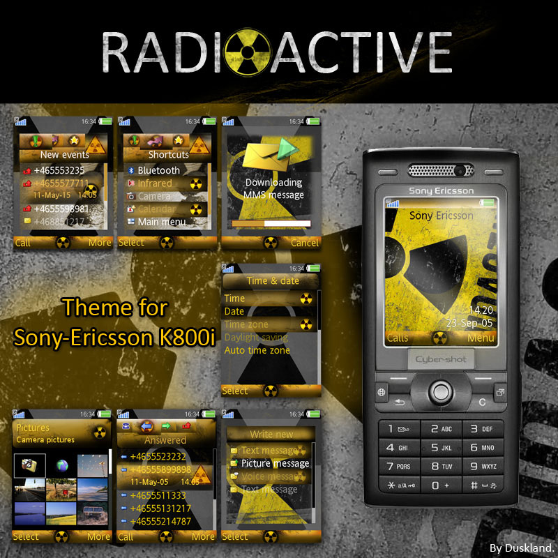'RADIOACTIVE' Mobile Theme by duskland on DeviantArt