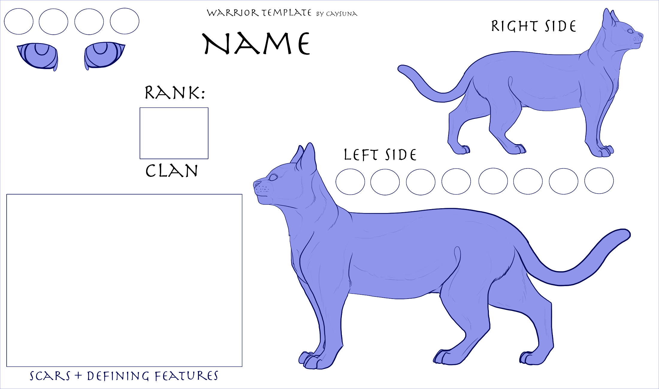 Warrior Template by Celosese on DeviantArt