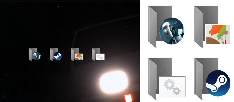 Dark Folder Icons by itsadaam on DeviantArt