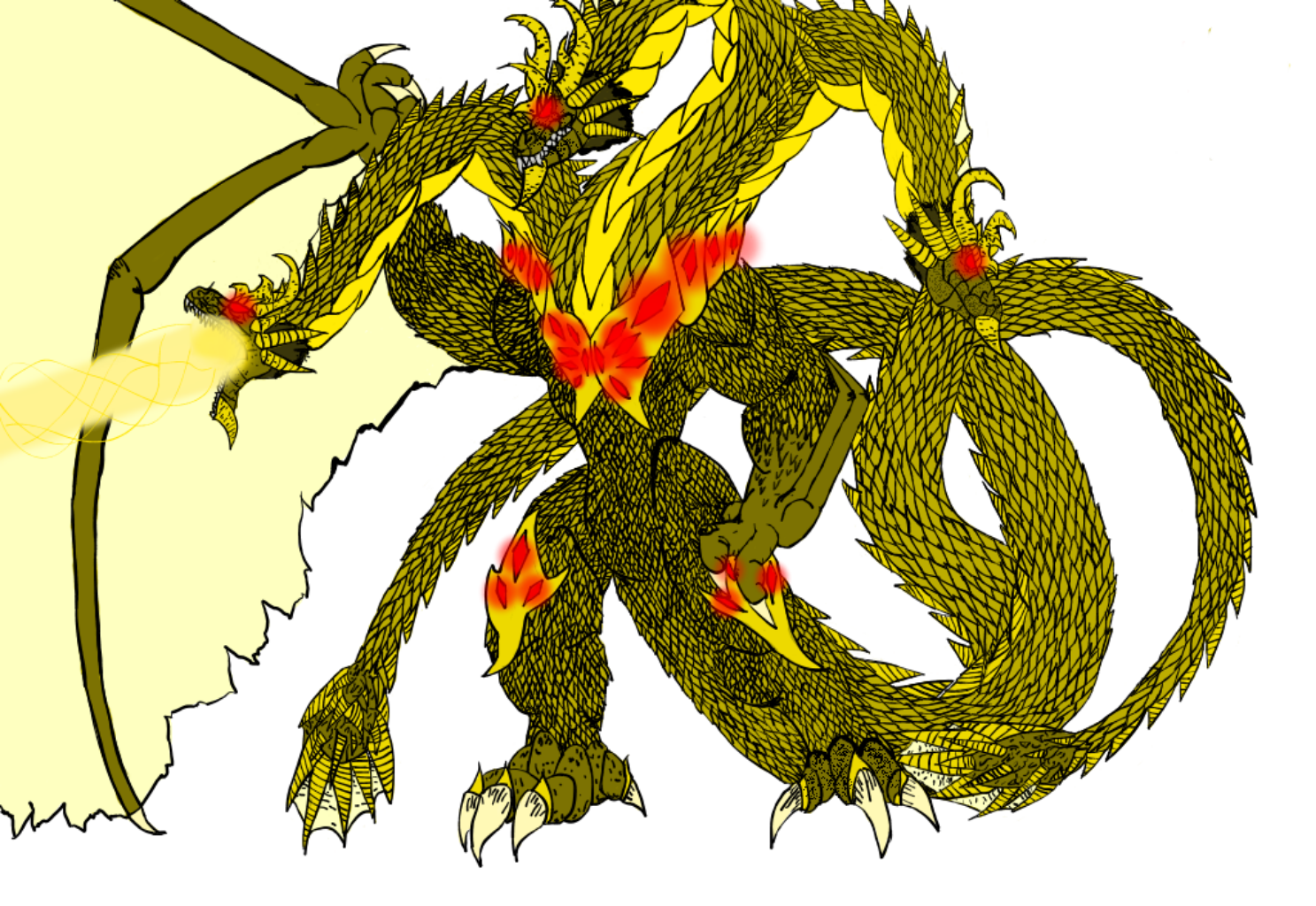 Ghidorah, The King of Terror, and The Planet Eater by kahnac on DeviantArt