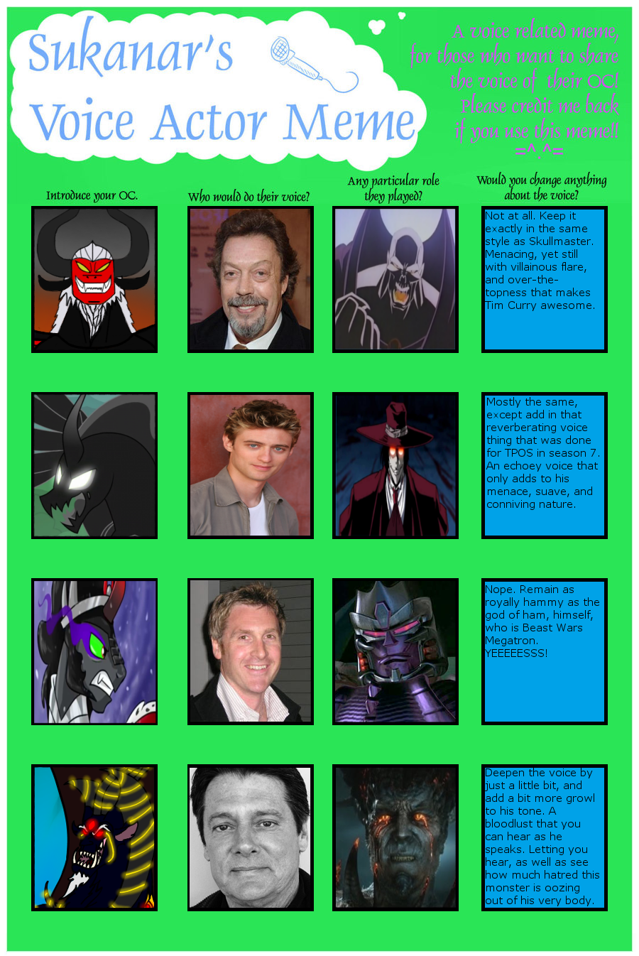 MLP S9 REDUX - Villain voice-over recast (canon) by kahnac on DeviantArt