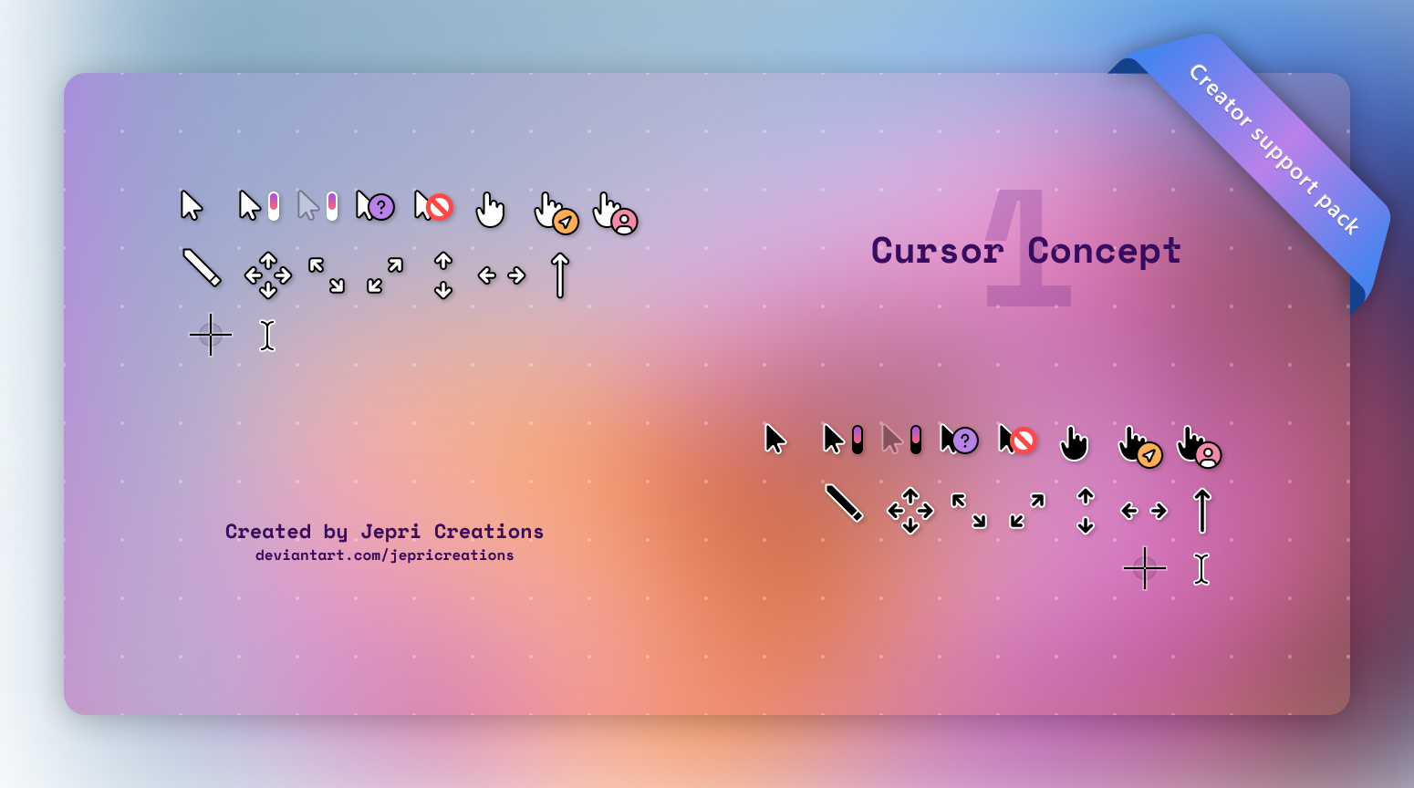 Cursor Concept 1 HDPI by jepriCreations on DeviantArt