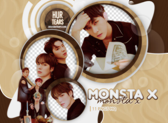 PNG PACK: MONSTA X #01 by hurtears on DeviantArt
