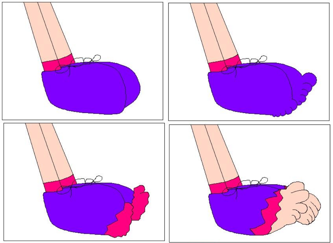 sophie's foot growth by Deweewee123 on DeviantArt