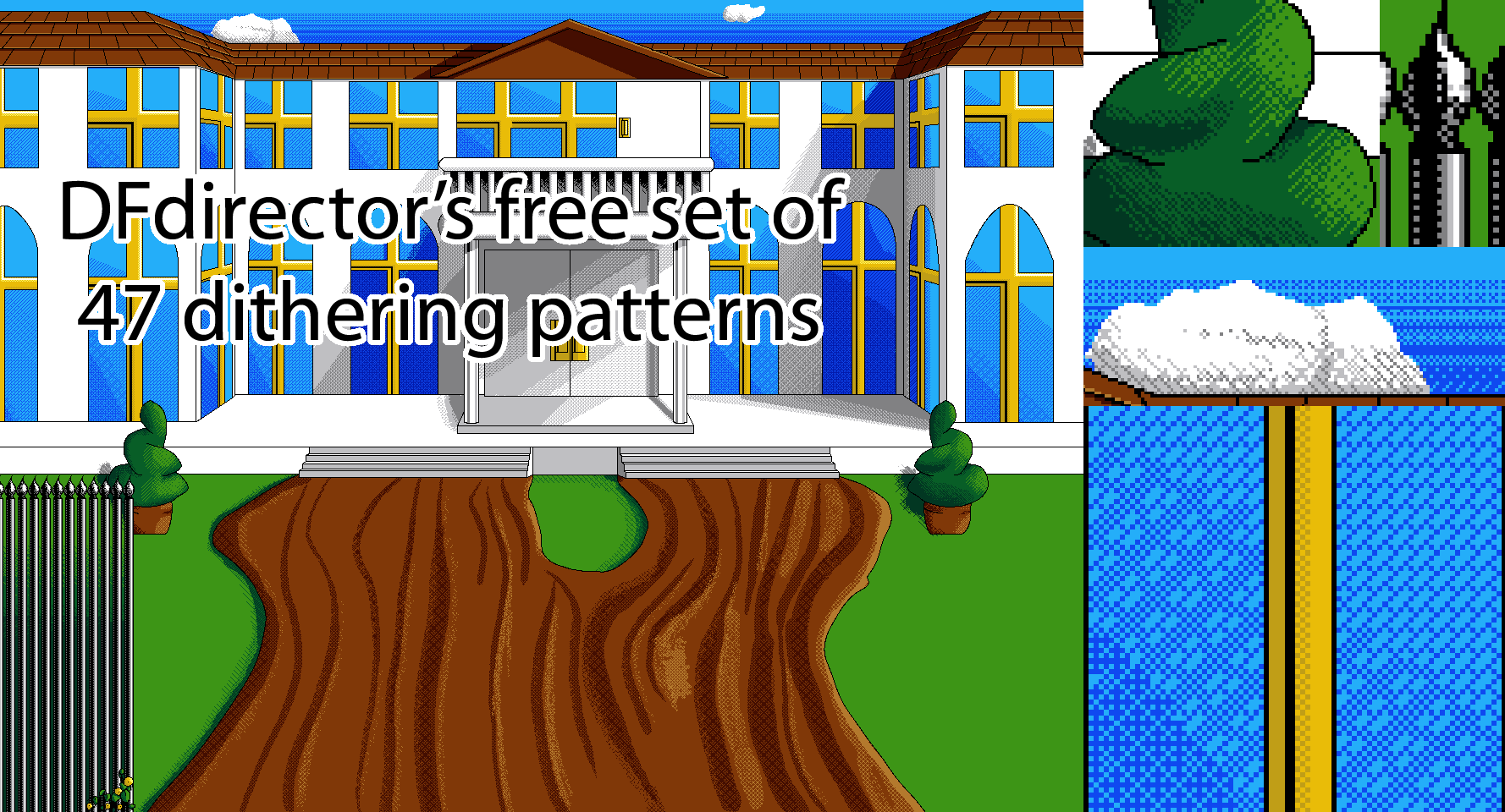 47 Free Dithering Patterns (PAT + PNGs) by Starfall-TheDirector on ...