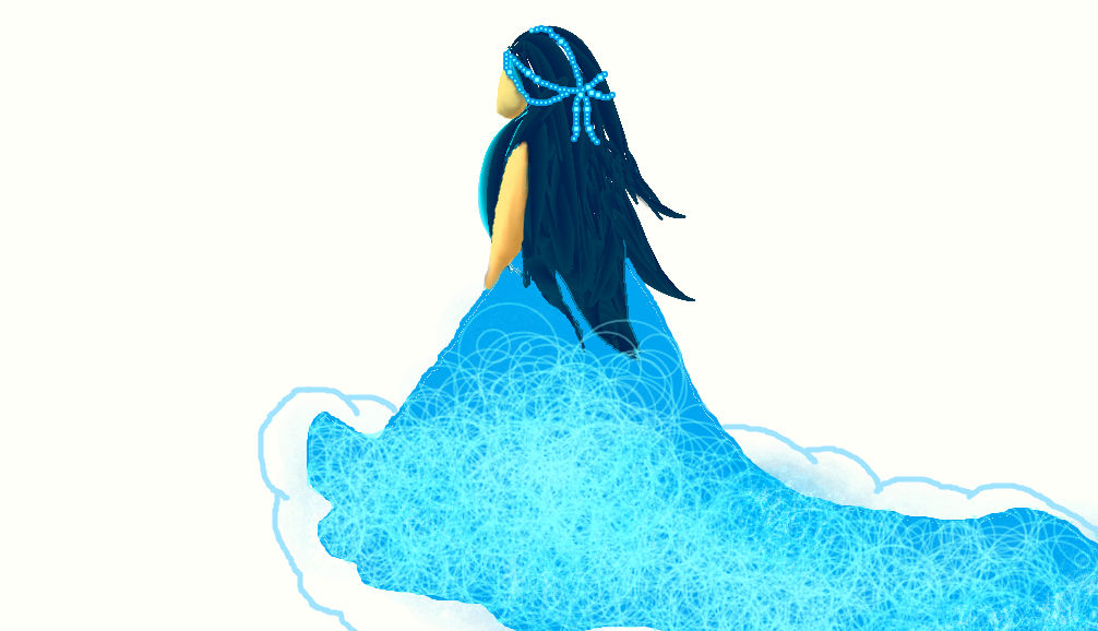 Water nymph thing like 1 year later by Donuts23 on DeviantArt