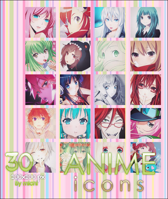 Anime Icons by michiru1995 on DeviantArt